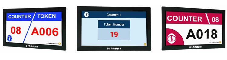 Snappy 14 Inch Queue Number Display Queue Management System Solution ...