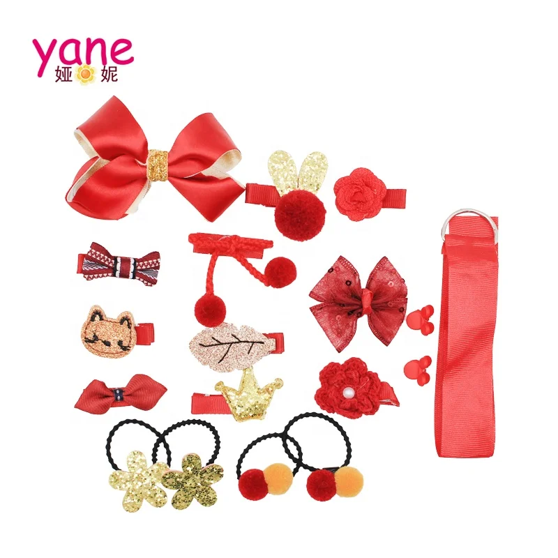 Cute Hair Accessories Set Mixed 18 Pcs Style And As The Gift To Girls ...