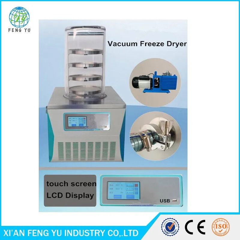 Fyj 10a Small Lyophilizer Vacuum Freeze Dryer For Food Fruits And ...