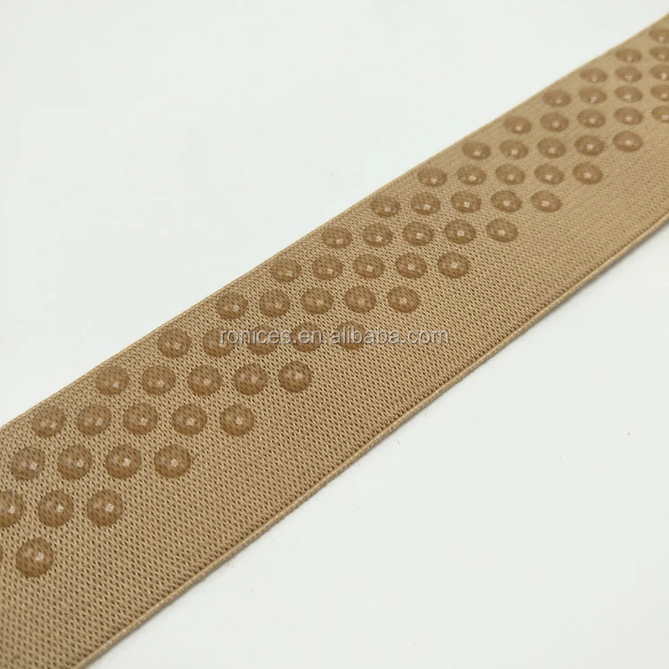 Full Printed Dot Webbing Silicone Coated Shoulder Strap Gripper ...