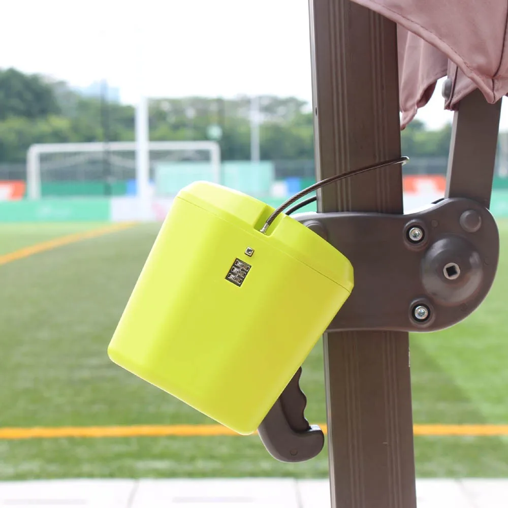 Travel Beach Safe Lock Box Portable Anti Theft Lockable Plastic Bag ...