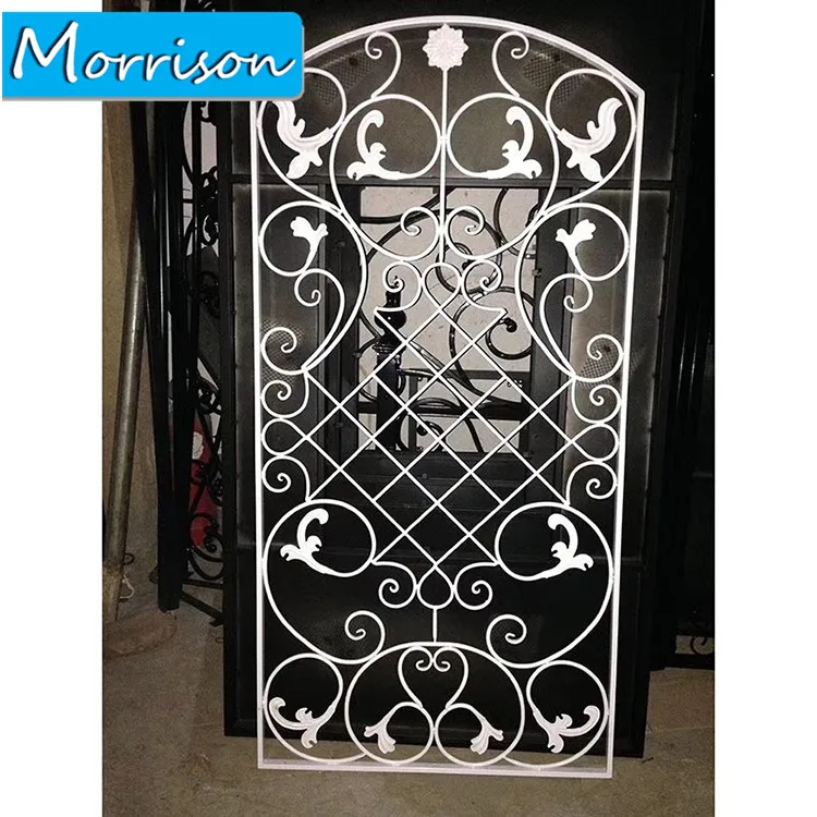 High Quality Simple White Iron Steel Window Design Security Window With ...