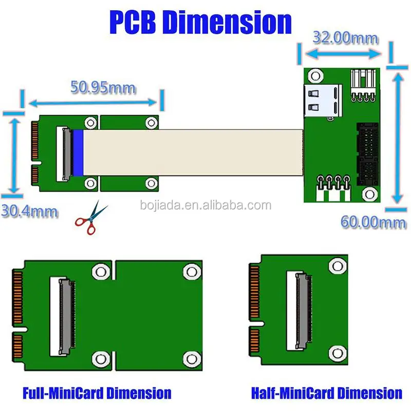 BOJIADATECH Mpcie to PCI-E 1x Adapter Card - Reliable Performance