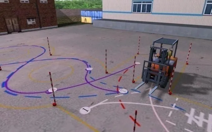 Hot Sale Portable Forklift Training Simulator by LONG SHINE