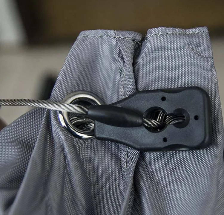 Fashion Nylon Stainless Steel Anti-theft Metal Travek Security Wire ...