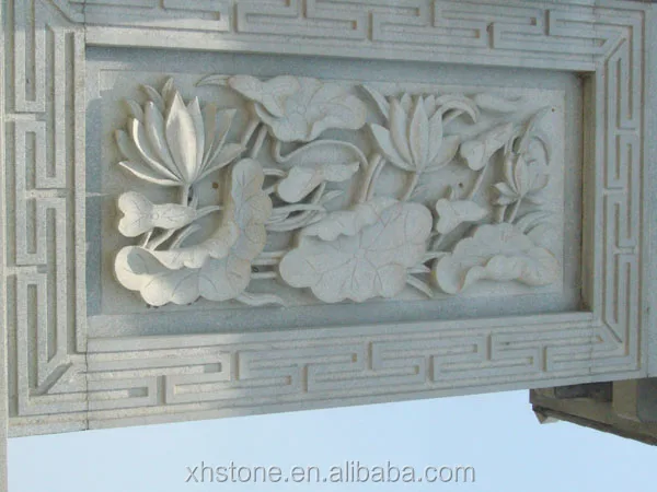 Flower Statue Relief Granite Stone Sculpture - Buy Stone Sculpture ...