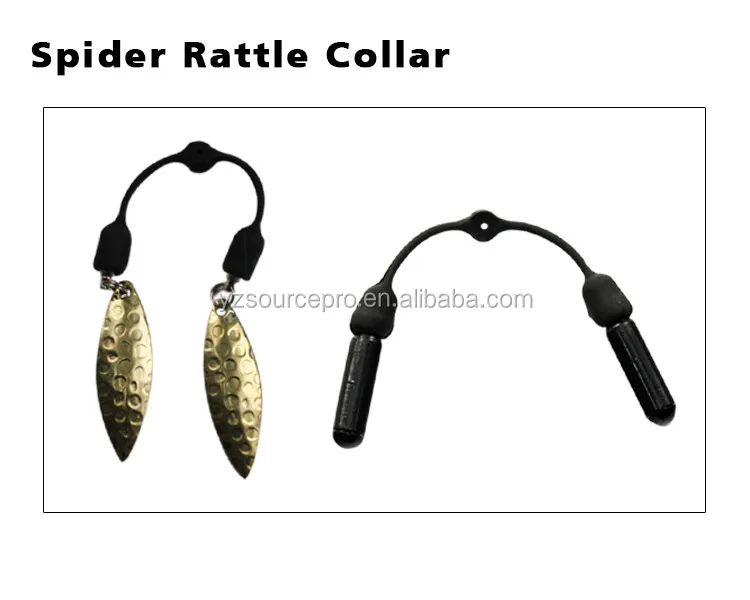 Fishing Jig Rattle Collar,Silicone Spider Rattle Collar With Twin Blade - Buy Rattle Collar,Jig ...