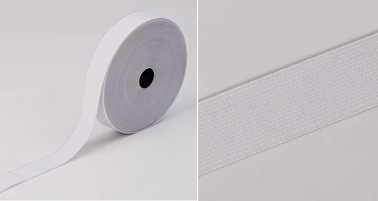 25mm White Flat Woven Elastic Band Manufacturer In China - Buy Woven ...