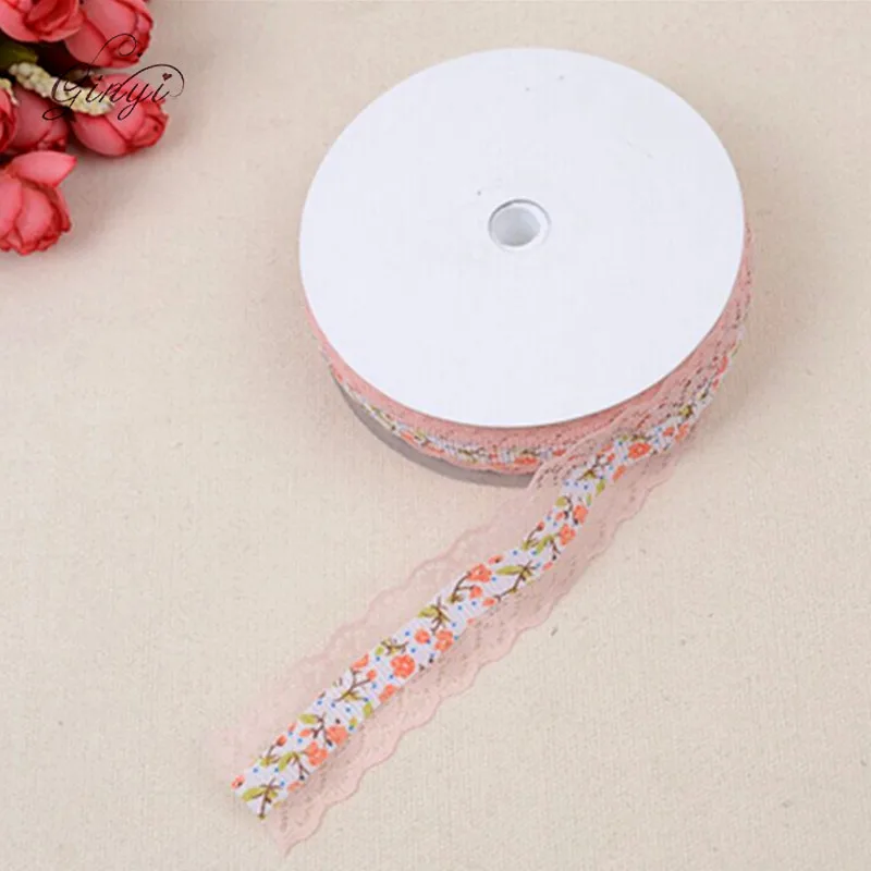 1 Inch Embroidery Printed Grosgrain Ribbon Decoration Lace Ribbon Gyn ...