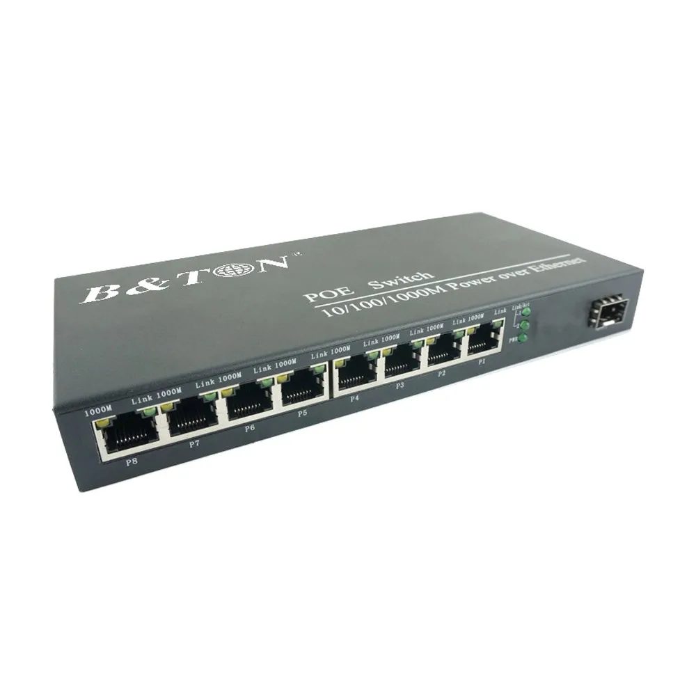 Hight Quality 10/100m 2poe 1utp Poe Switch/poe Media Converter - Buy 2 ...