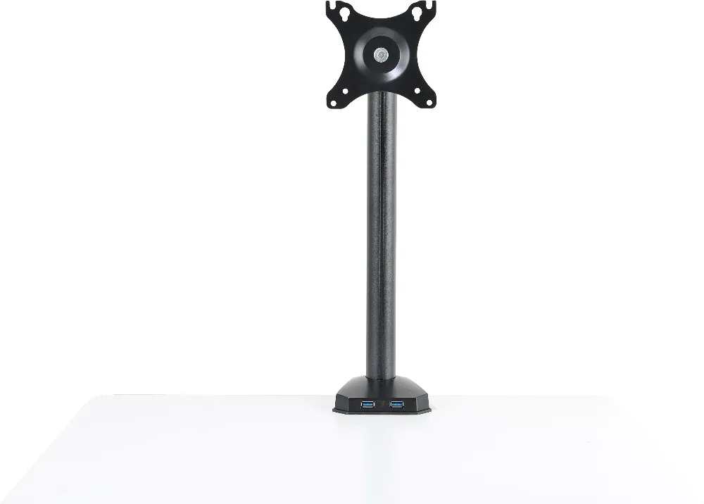 Extra Tall Single Monitor Desk Mount Stand With C Clamp/Grommet ...