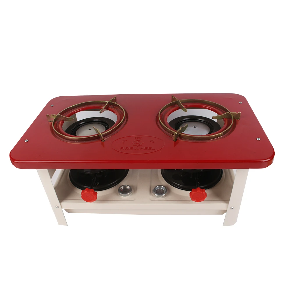 Double Burner Kerosene Oil Wick Cooking Stove - Portable Cast Iron ...
