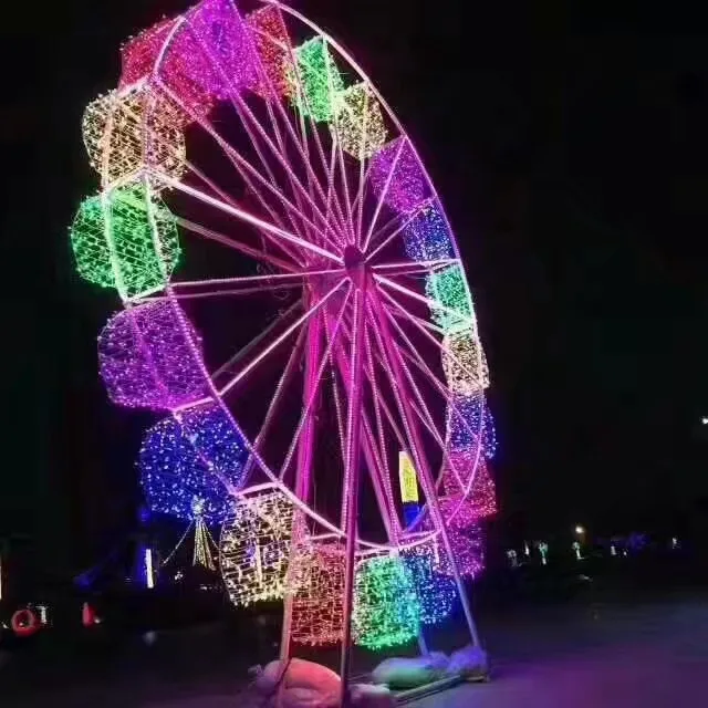 Outdoor Christmas Display Life Size Led Acrylic Santa Sleigh And ...