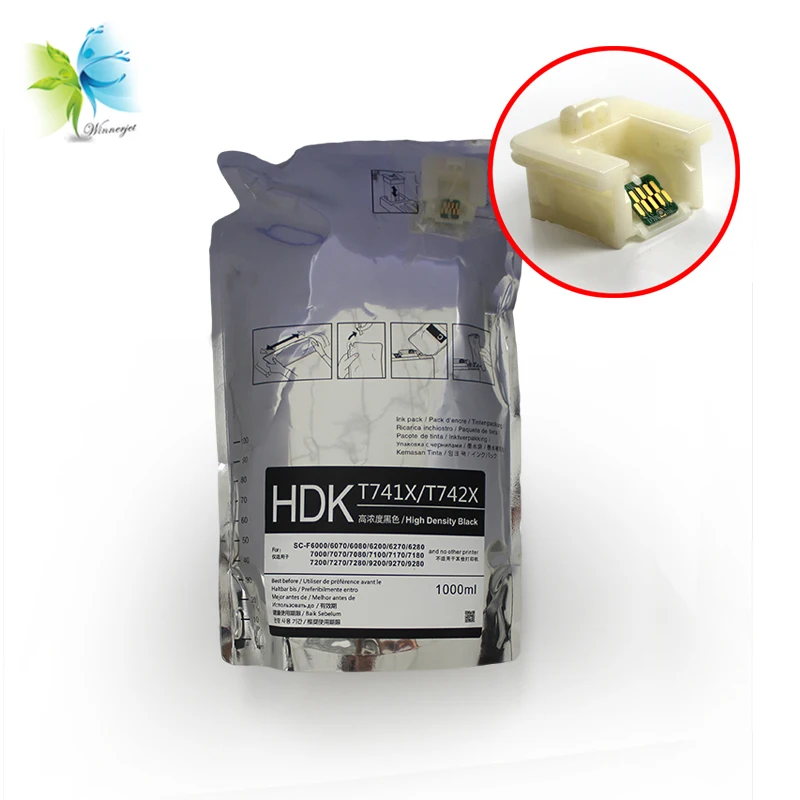1000ml Hdk Sublimation Ink For Epson Surecolor F6200 F7200 F9200 F6270 ...