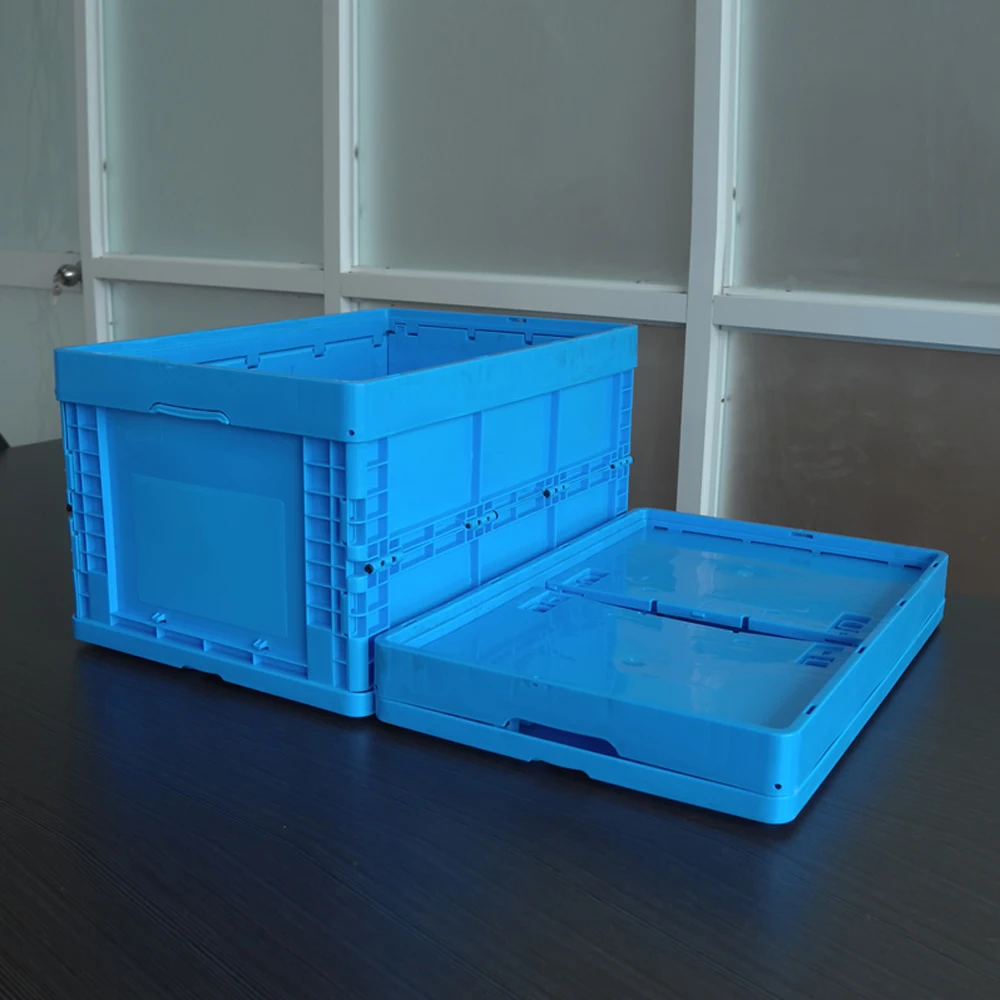 Plastic Foldable Container Box with Lid - Durable & Versatile