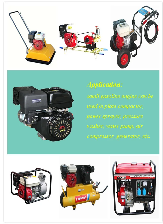 9hp 270cc Keyway Thread Taper Shaft Gasoline Engine - LAUNTOP