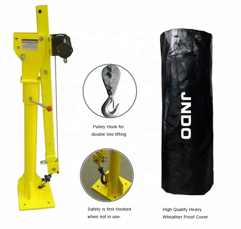 Portable 1ton 2 Ton Hydraulic Folding Shop Crane Engine Hoist