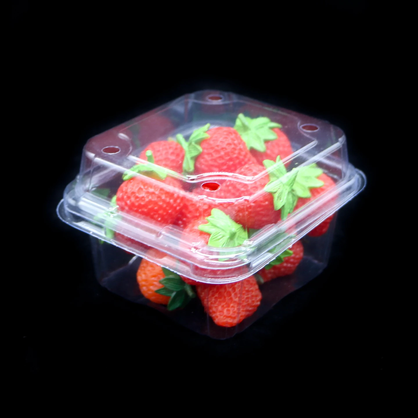 Clear 250g Strawberry Punnet Strawberry Fruit Container Packaging With ...