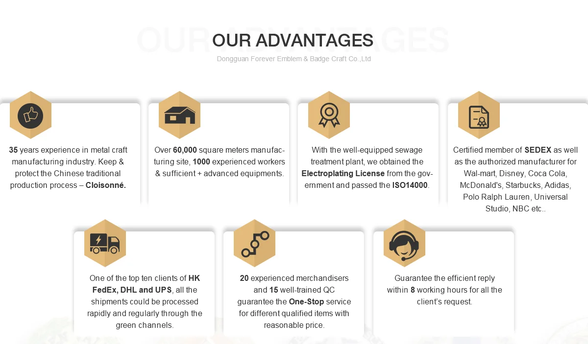 Dongguan Forever Emblem & Badge Craft Co., Ltd. - Badge, Medal