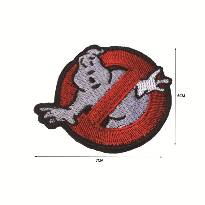 Halloween Decoration Ghostbuster Logo 100% Embroidered Patch - Buy ...