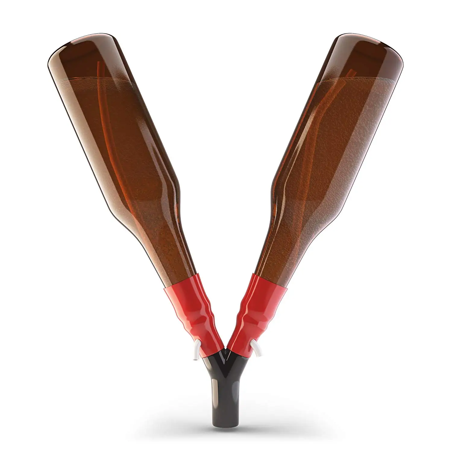 Double Header Bottle Beer Bong - Buy Beer Bong,Plastic Funnel,Double ...