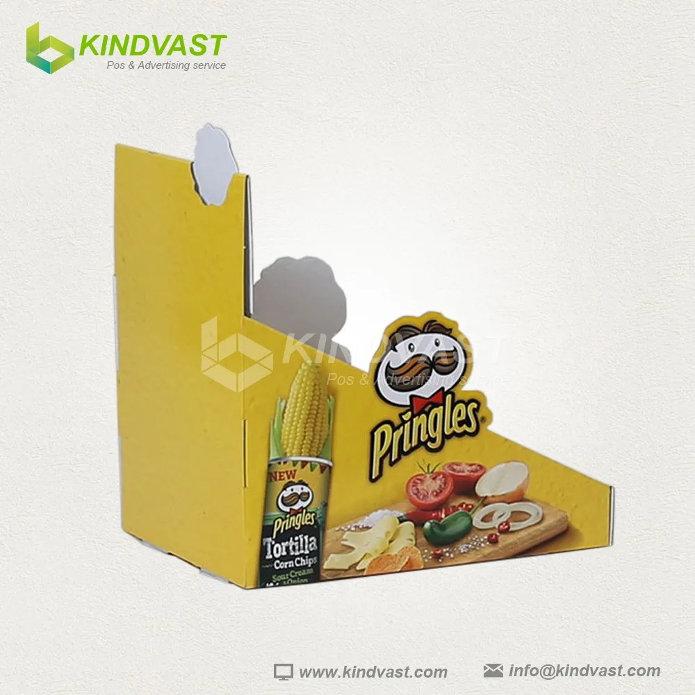Retail Grab & Go Display Counter Potato Chip Table Display Box - Buy ...