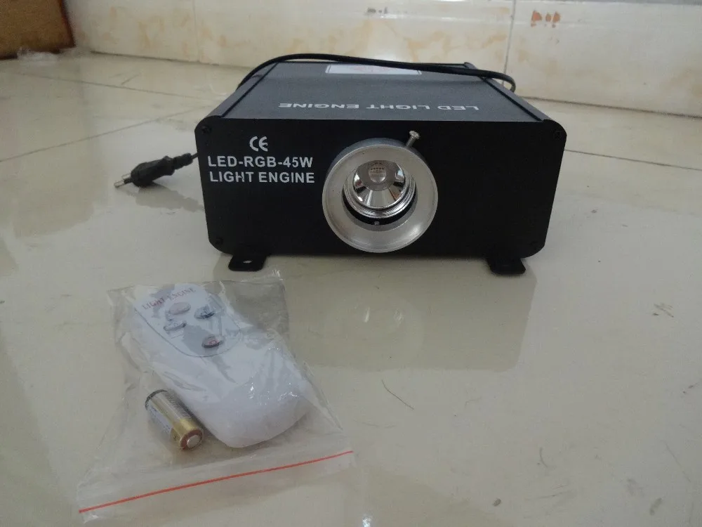 Pmma Plastic Fiber Optic Cable Led End Glow Light Kit For Twinkle ...