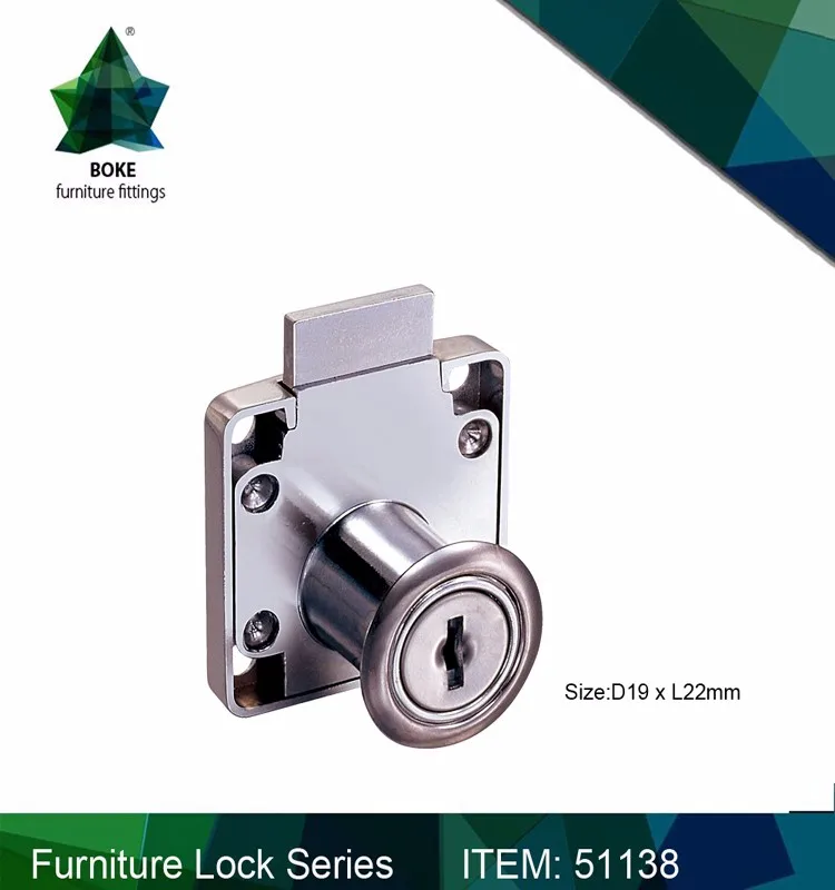 Furniture Lock Type Computer Key Drawer Lock/metal Cabinet Door Lock ...