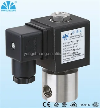High Pressure Piston Pilot Operated Solenoid Valve For Hot Water,Compressed Air,Watar,Oil ...