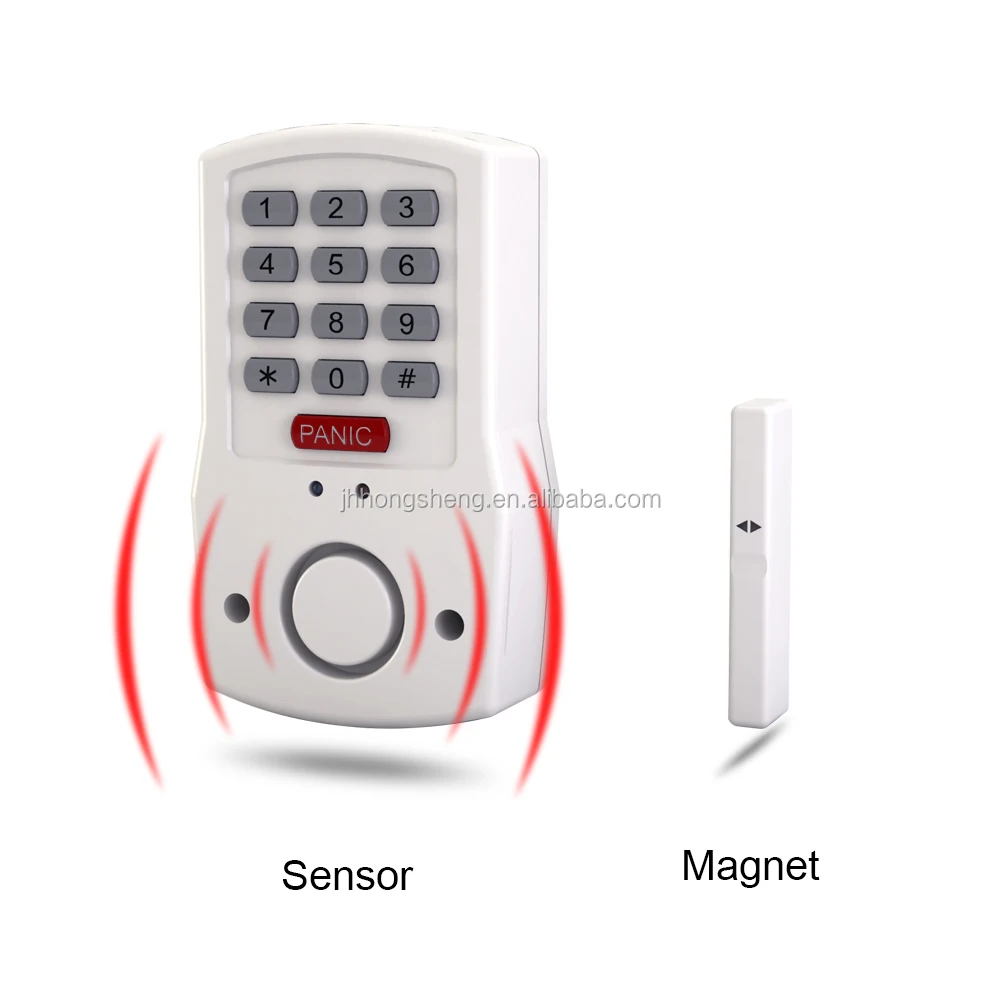 Personal Programmable Security Code 110db Siren Wireless Keypad Alarm ...