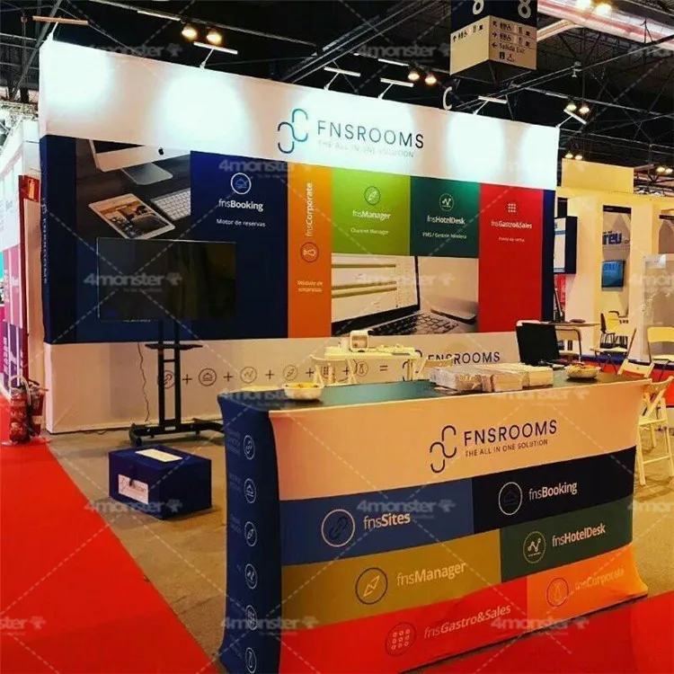 10ft portable pop up wall aluminium foldable banner display event ...