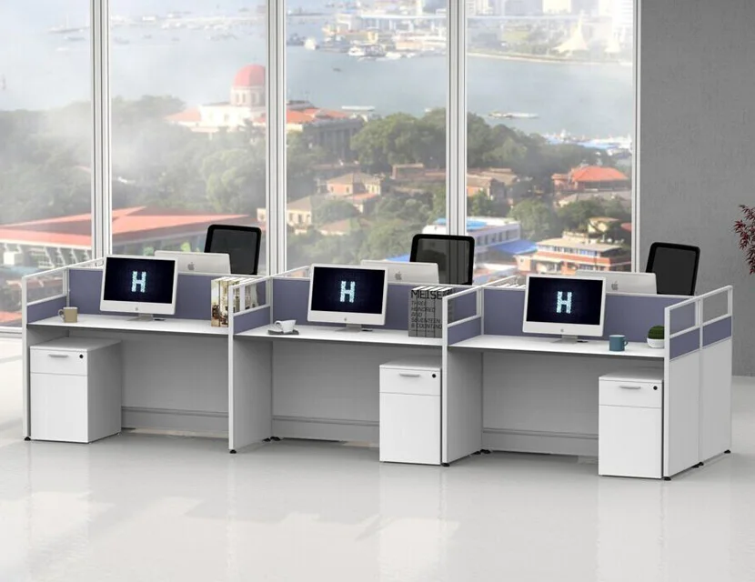 Modern 6 Person Seater Aluminum Standard Sizes Modular Call Center ...