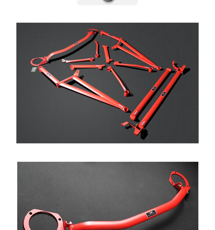 Lvtu Aluminum Strut Brace Strut Bar Strut Tower Bar Fit For Subarru ...