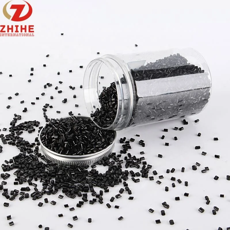 Black Pp/pe /pet/abs Plastic Carbon Raw Material Recycled Black Masterbatch Granules - Buy Black ...
