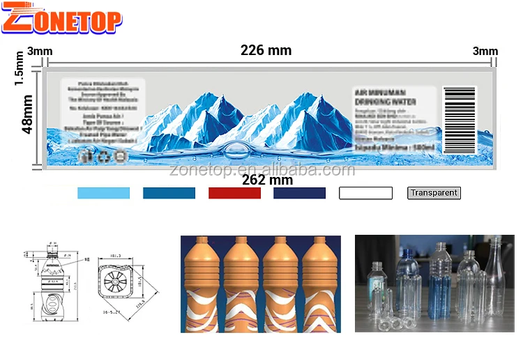 100% New Material 250ml 300ml 500ml 600ml 750ml 1000ml 1500ml Custom ...