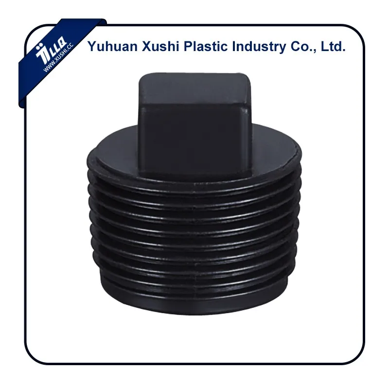 Plastic Bspt Threaded Black Gray Pipe Fitting Plug - Buy Plastic ...
