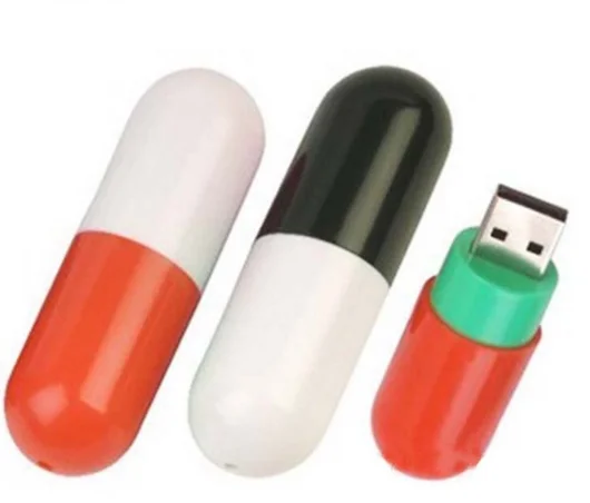 USB Pill - 32GB Memory Stick with Rope for Promotions