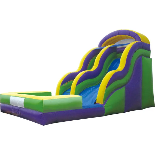 Backyard Above Ground Pool Water Slide with Pool for Kids