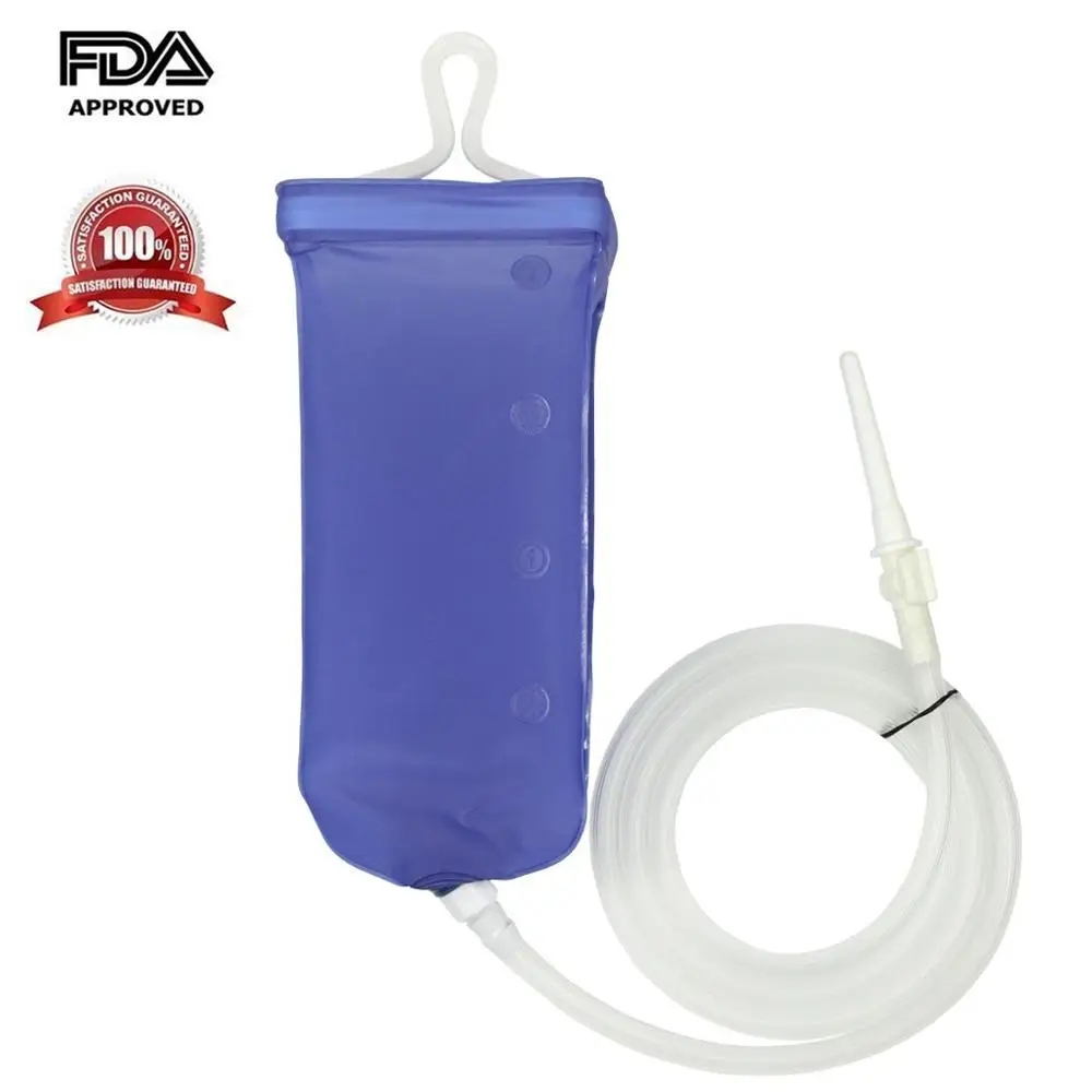 Springmed 1.5l/2l Pvc/rubber/siliconen/klysma Kit/douche Zak Medische ...