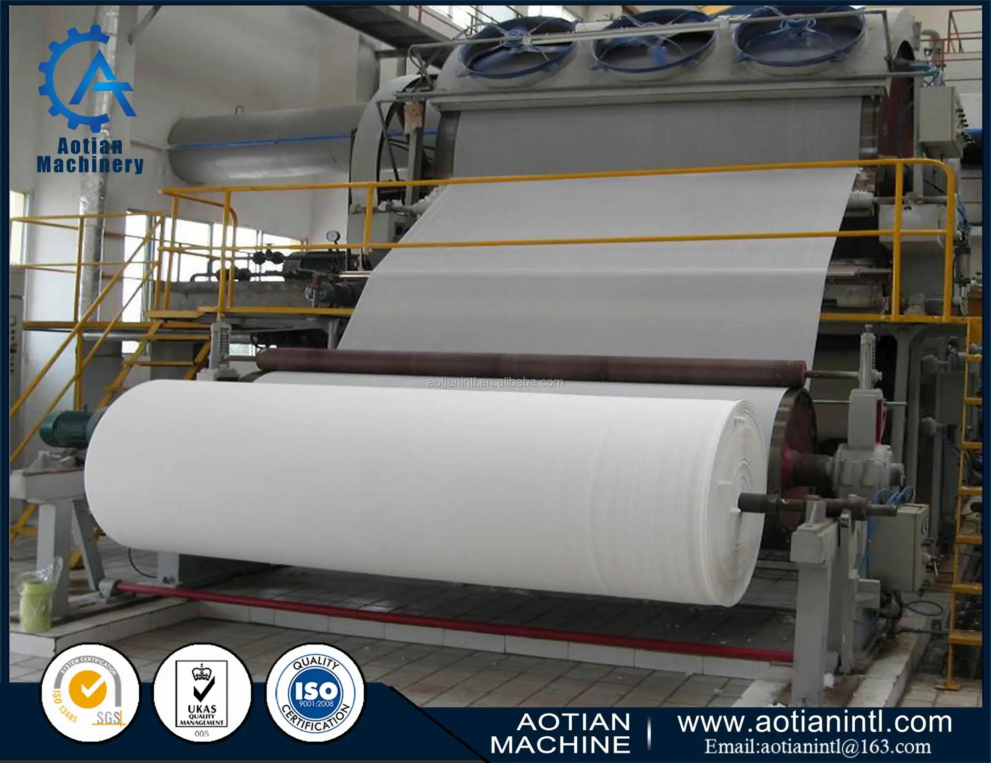 1092mm Type Wheat Rice Straw Pulp For Toilet Tissue Paper Jumbo Roll ...