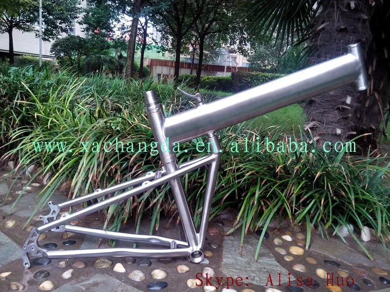 Ti Mtb Folding Bike Frame 18"x26er Titanium Mountain Bike Frame 29er ...