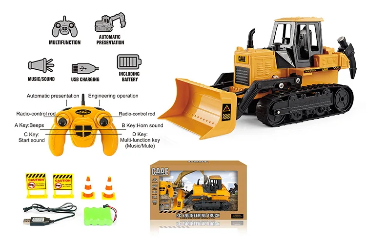 Multifunctional Truck 2.4g Remote Control Bulldozer - Buy Radio Control ...