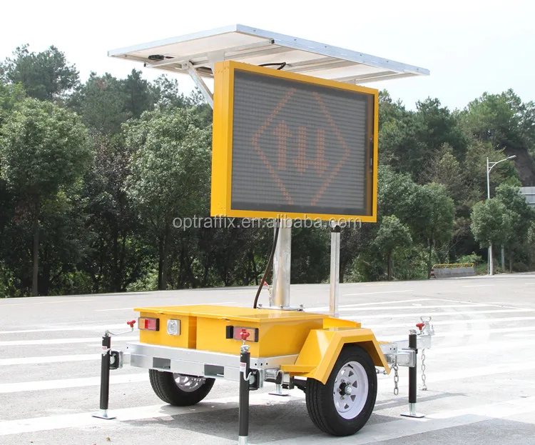 Amber Led Dispaly Matrix Advertising Message Board Road Safety Traffic ...