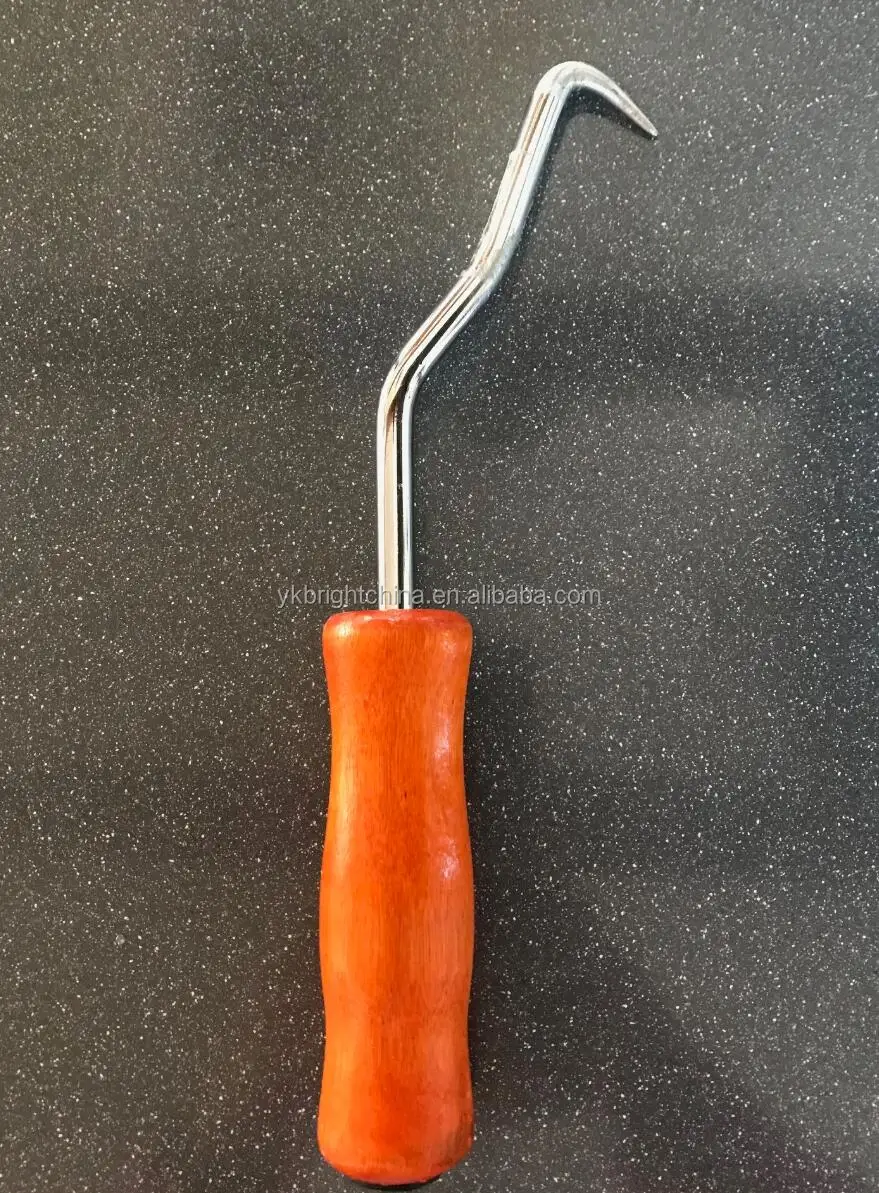 Wooden Handle Rebar Tying Hooks - Durable & Efficient