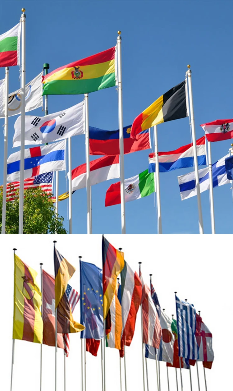 World Flags Flying