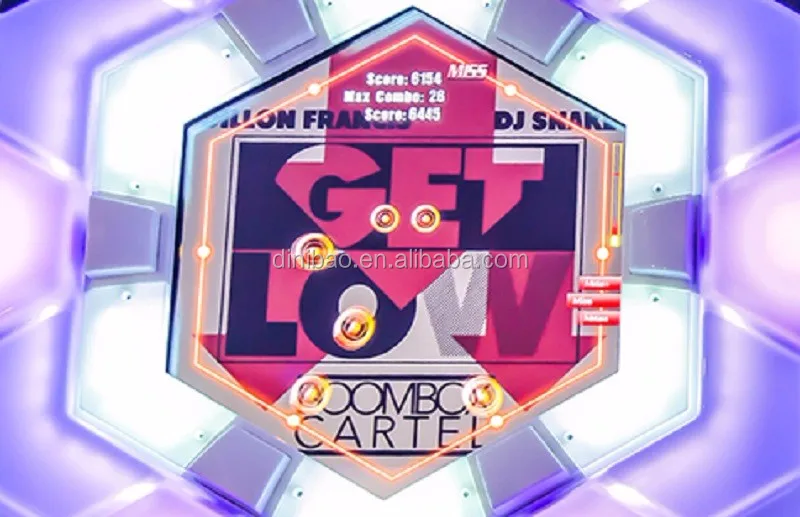 Coin Operated Dance Cube Arcade Dancing Game Machine for Sale