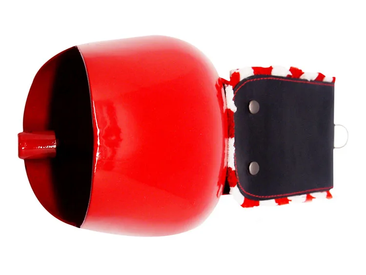 Large Red Swiss Cow Bell With Strap Souvenir Cowbell With 4 Sizes ...