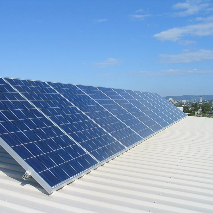 PV Support Frames for Solar Panel Mounting on Flat Roofs