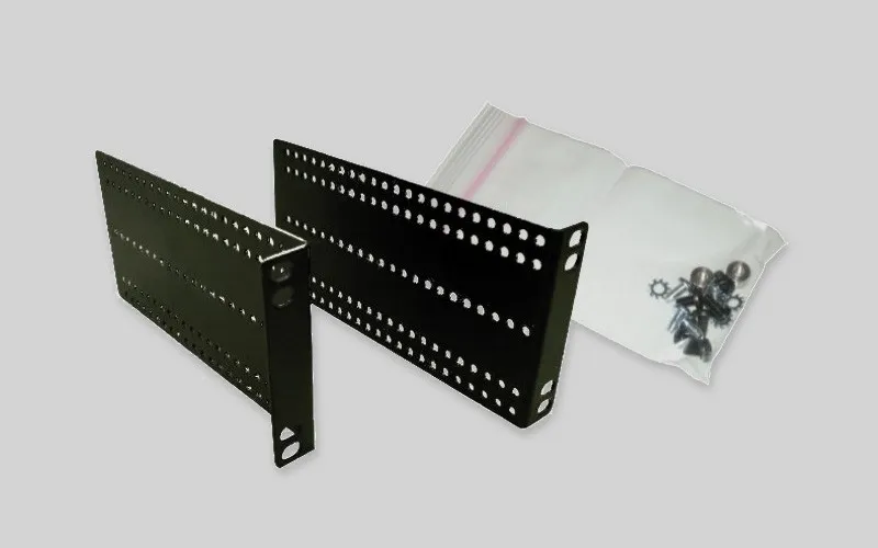 Professional Adjustable Rack Mount Metal Server Shelf Shelves Rail ...