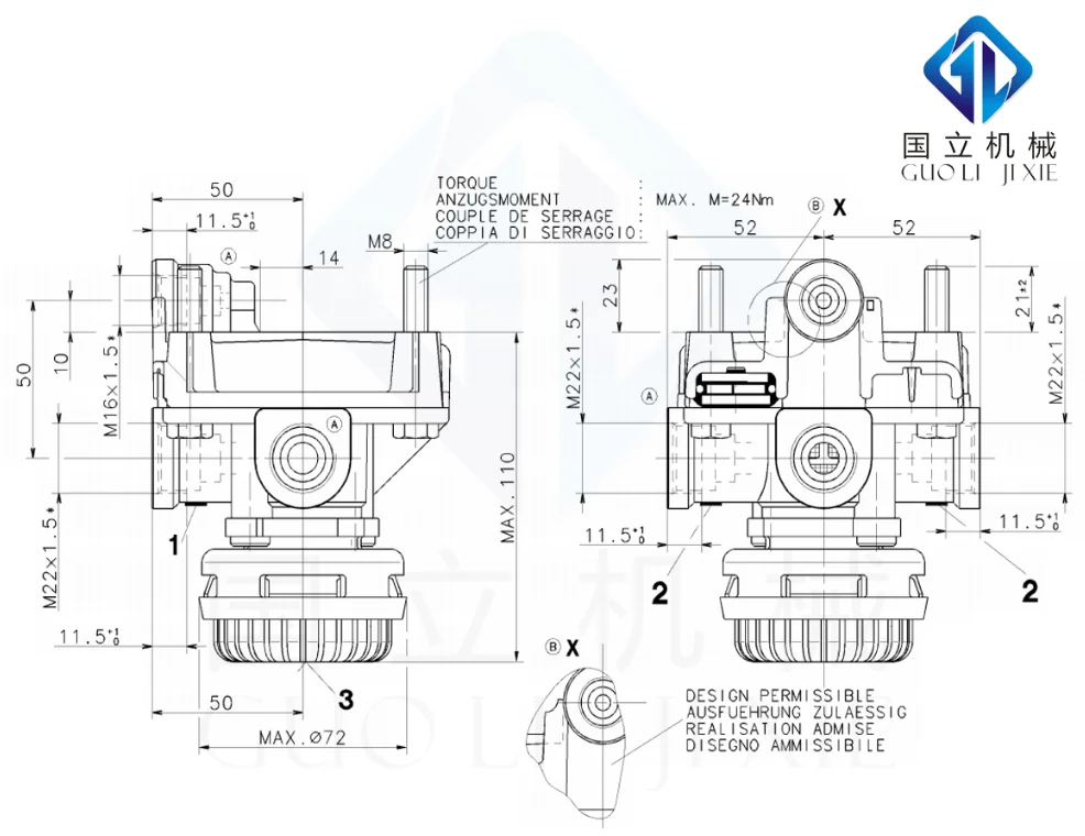 9730110090 Relay Valve Made In China Factory - Buy Relay Valve ...
